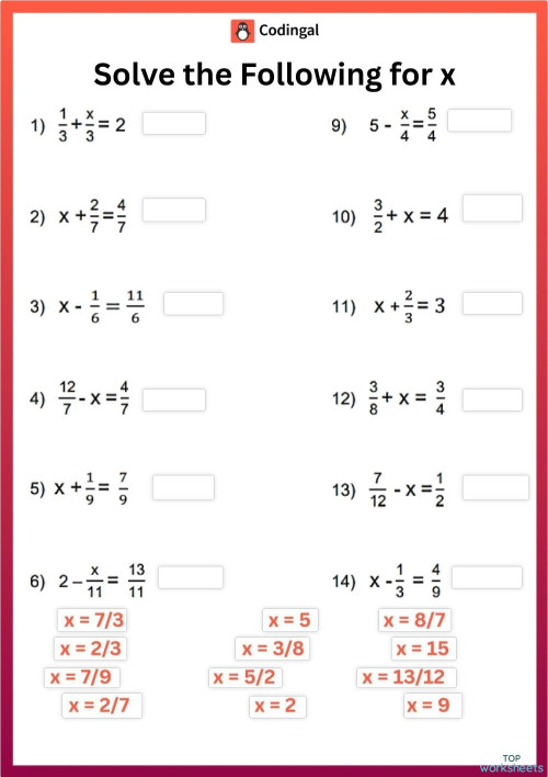 M_G08T03_WA01_Solving_Linear_Equations_with_Decimals. Interactive worksheet | TopWorksheets