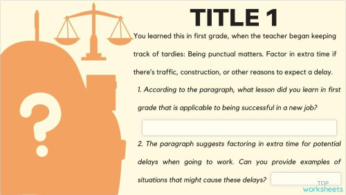 READING PRACTICE - JOBS. Interactive worksheet | TopWorksheets