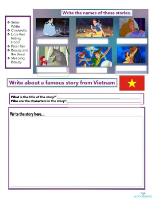Fantasy Stories from Around the World. Interactive worksheet ...
