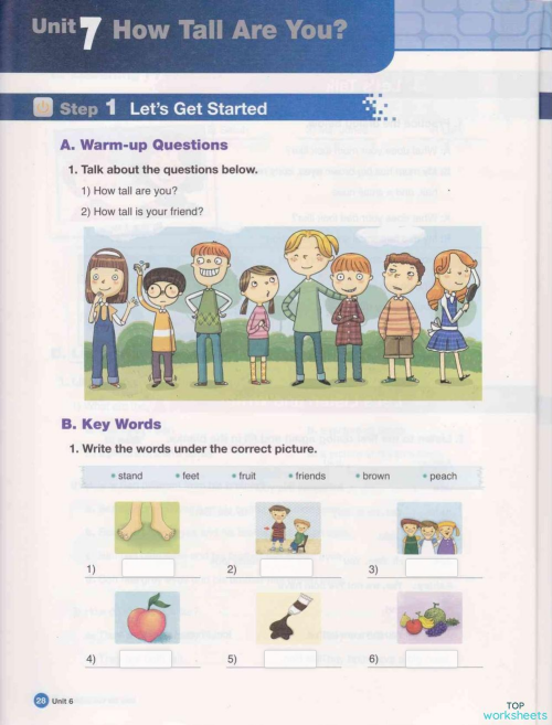 Step by Step 1 (unit 7). Interactive worksheet | TopWorksheets