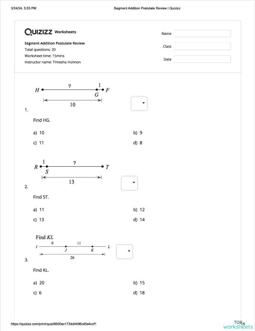 Area of Triangle. Interactive worksheet | TopWorksheets