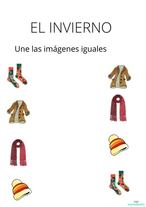 EL INVIERNO. Ficha interactiva | TopWorksheets