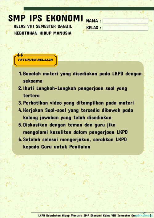 Identitas Siswa. Lembar kerja interaktif | TopWorksheets