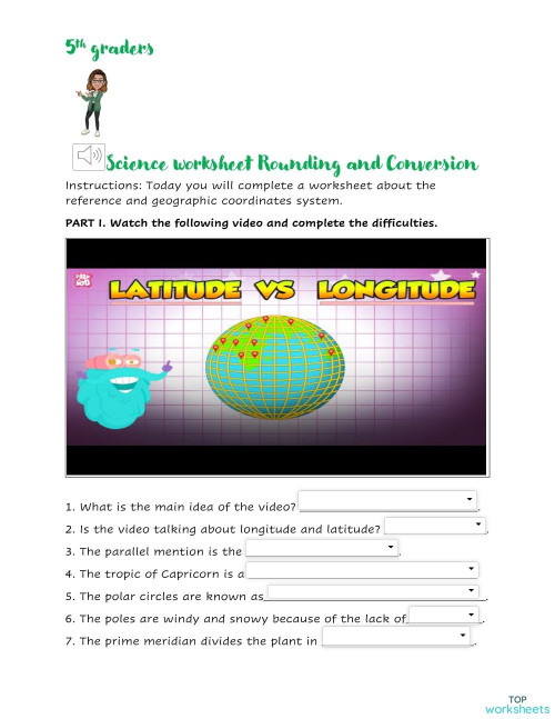 Rotation and Revolution. Interactive worksheet | TopWorksheets
