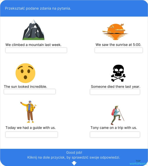 gramar - past simple pyt - 1. Interactive worksheet | TopWorksheets