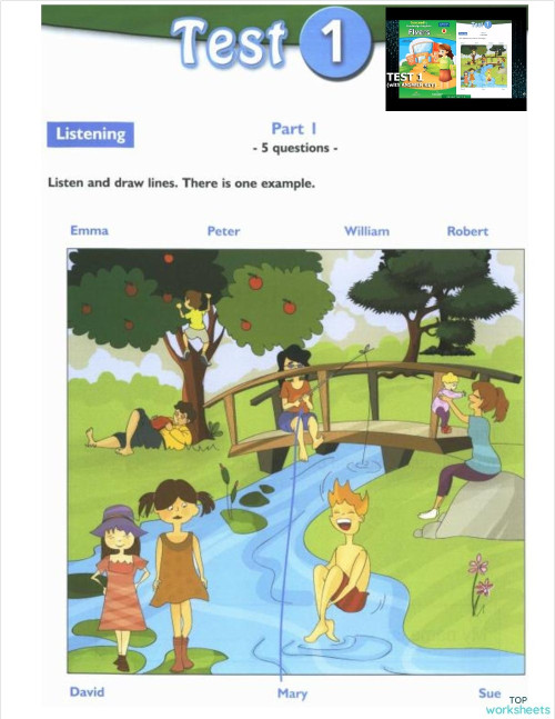 FLYERS SUCCEED LISTENING 1. Interactive worksheet | TopWorksheets