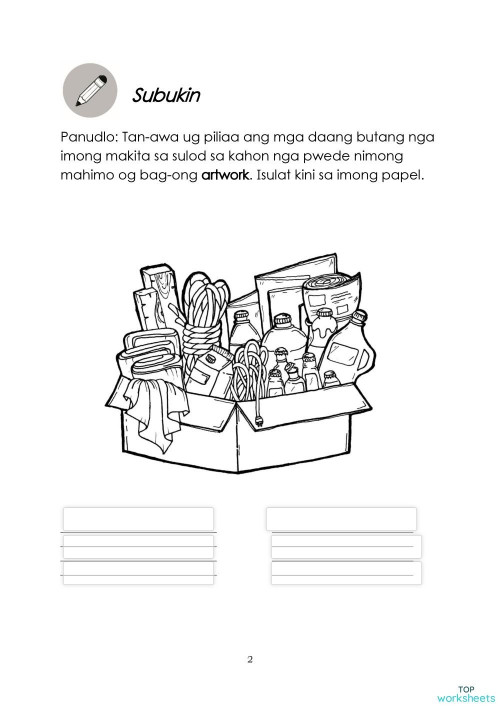 Arts p. 2-7. Interactive worksheet | TopWorksheets