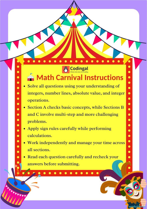 M_G06_T1_Math_Carnival. Interactive worksheet | TopWorksheets