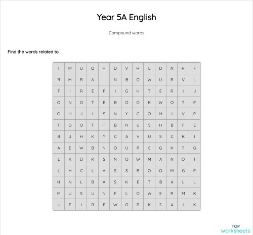 Word-building - verbs to nouns. Interactive worksheet | TopWorksheets