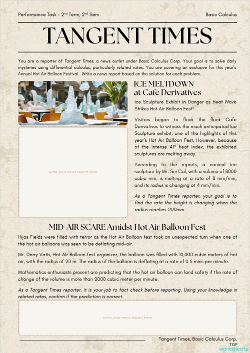 Calculus: interactive worksheets and online exercises | TopWorksheets