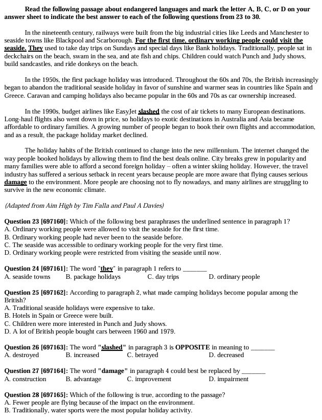 READING MULTIPLE CHOICE 10. Interactive worksheet | TopWorksheets