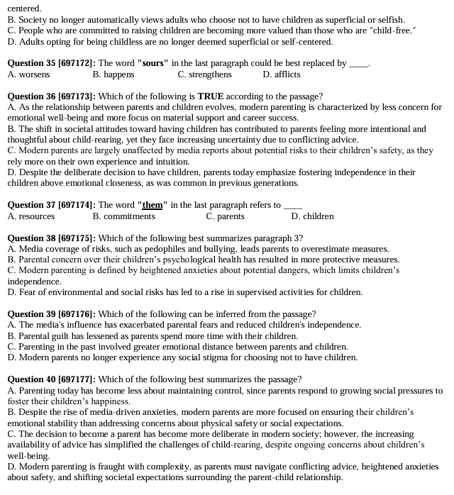 READING MULTIPLE CHOICE 10. Interactive worksheet | TopWorksheets