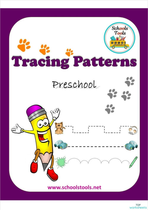 Tracing Patterns. Interactive worksheet | TopWorksheets