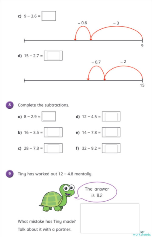 Math: interactive worksheets and online exercises | TopWorksheets