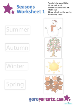 Seasons activity. Interactive worksheet | TopWorksheets