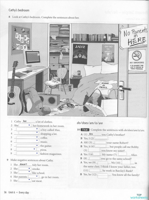 BEGINNER 06 - PRACTICE 02. Interactive worksheet | TopWorksheets