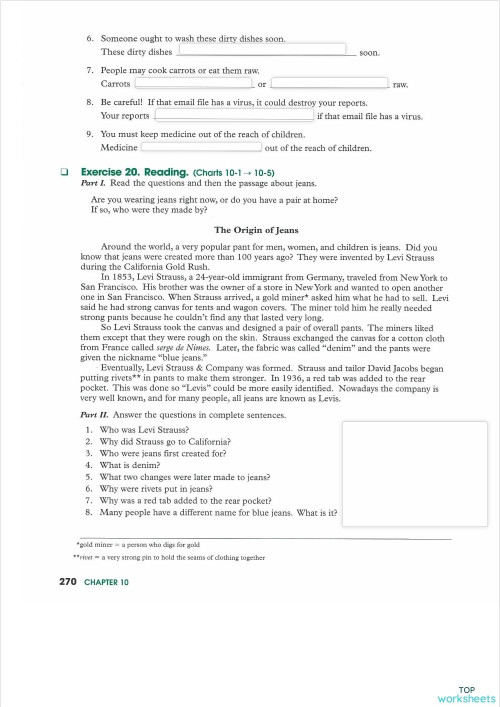 Grammar: interactive worksheets and online exercises | TopWorksheets
