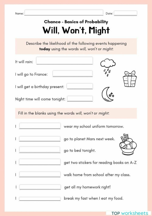 Introduction to Basic Probability. Interactive worksheet | TopWorksheets