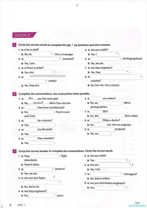 Unit 1 Lesson 2 Interactive Worksheet Topworksheets