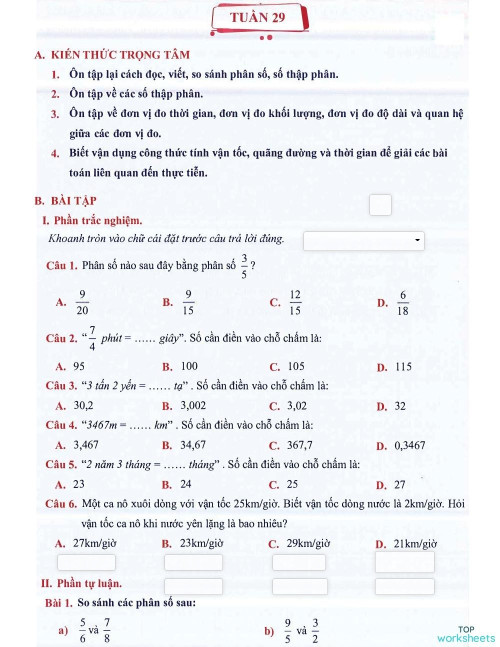 Interactive worksheets and online exercises in vietnamese | TopWorksheets