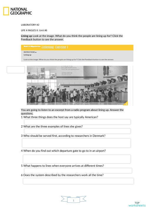 English 2 Laboratory 2. Interactive worksheet | TopWorksheets