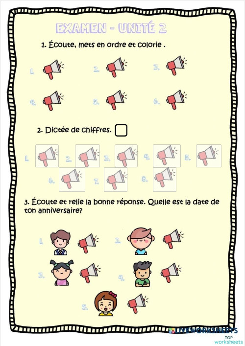 Les nombres 0-100. Fiche interactive | TopWorksheets