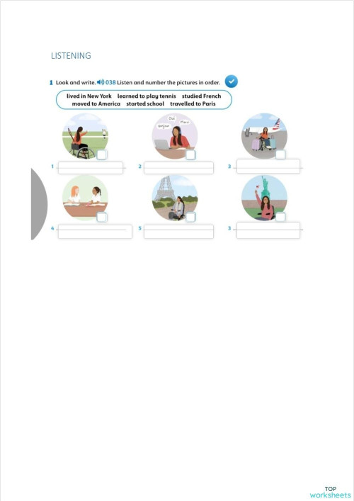 Listening AB16. Interactive worksheet | TopWorksheets