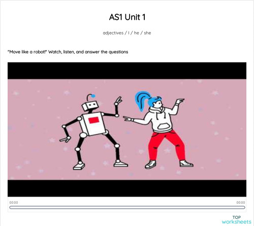 AS1 Unit 1. Interactive worksheet | TopWorksheets