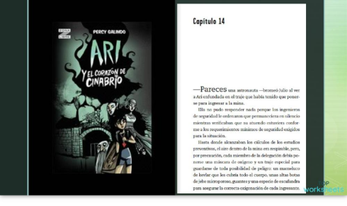 ARI Y EL CORAZÓN DECINABRIO. Ficha interactiva | TopWorksheets