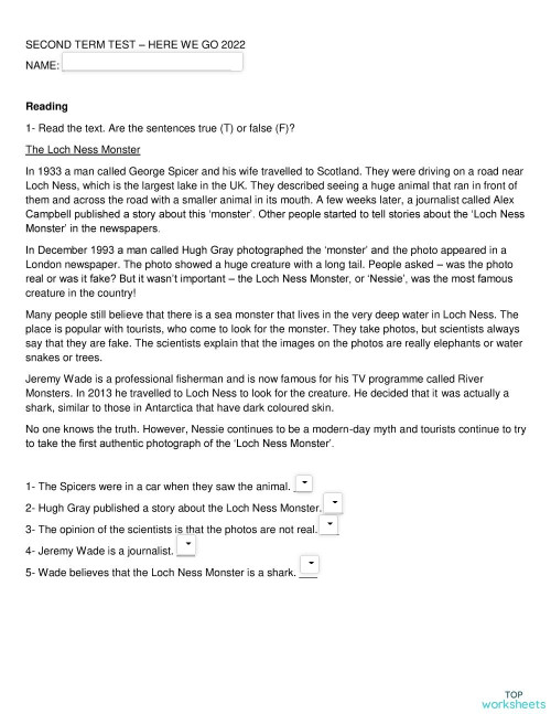 TEENS 2 FINAL EXAM. Interactive worksheet | TopWorksheets