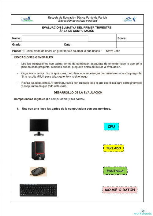 Actividad nro 1. Ficha interactiva | TopWorksheets