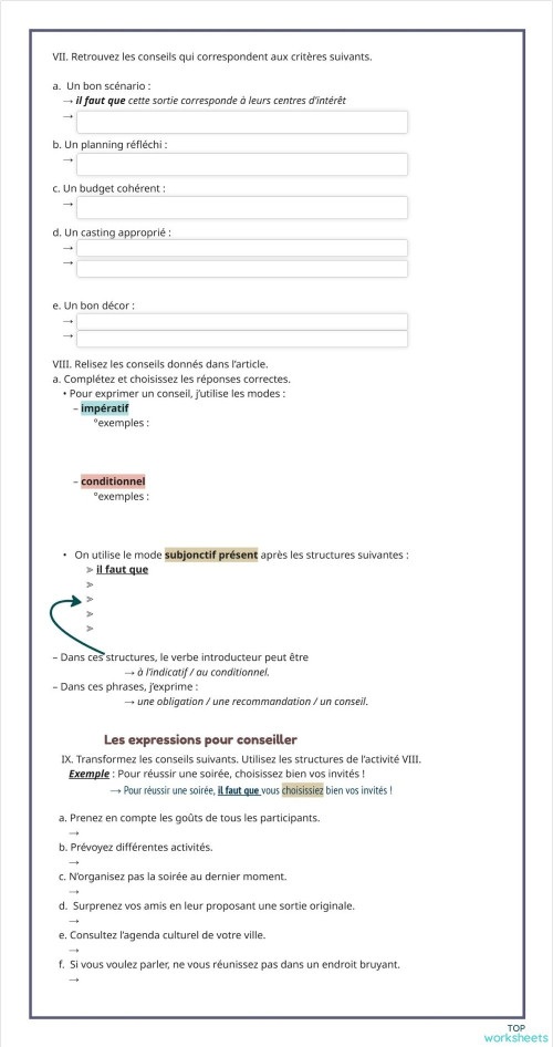 Futur proche + Passé récent. Fiche interactive | TopWorksheets