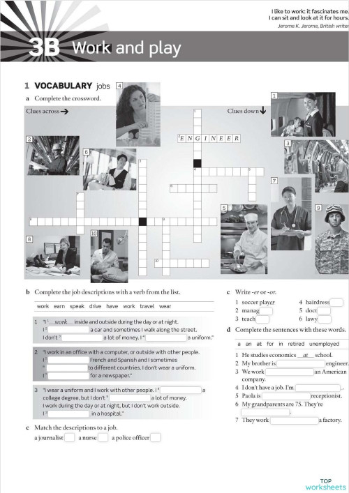 3B workbook. Interactive worksheet | TopWorksheets