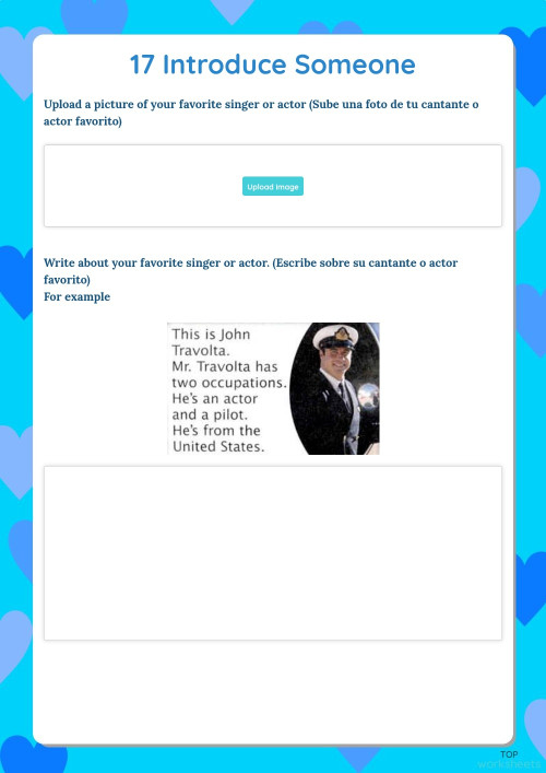 17 Introduce Someone. Interactive worksheet | TopWorksheets