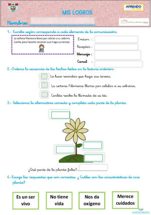 MIS LOGROS. Ficha interactiva | TopWorksheets