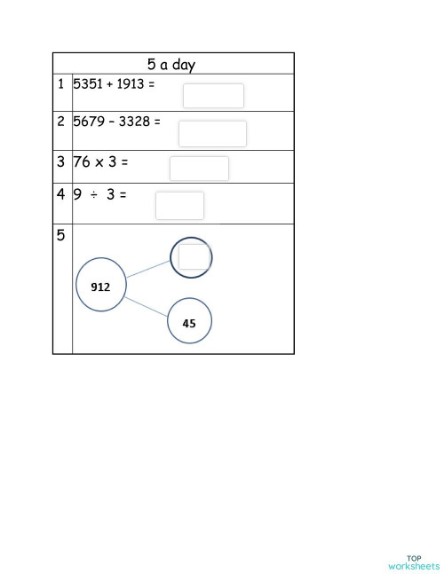 5 a-day 2022 Day 2. Interactive worksheet | TopWorksheets