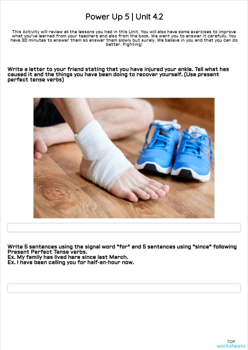Power Up 5 | Unit 4.2. Interactive worksheet | TopWorksheets