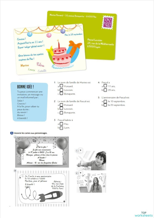 Mercredi 22 Jeudi 24 janvier EB 4. Fiche interactive | TopWorksheets