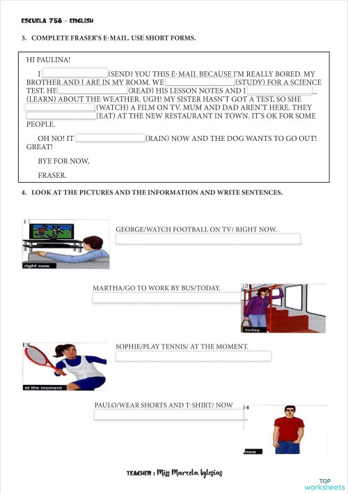 Week 22 - Practice. Interactive worksheet | TopWorksheets