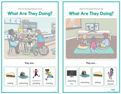 action verb matching. Interactive worksheet | TopWorksheets