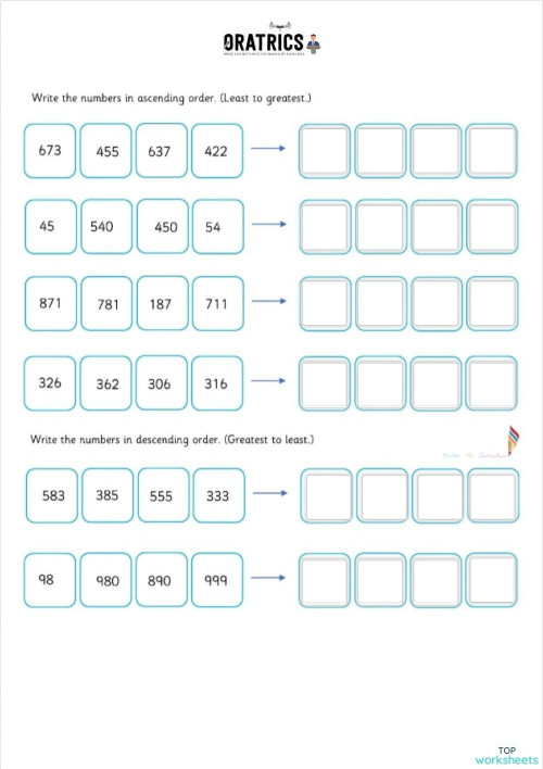 Place and Order PP. Interactive worksheet | TopWorksheets