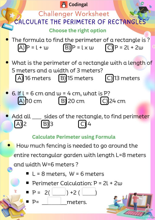 M_G05M16L45_WC03_Perimeter of Rectangles. Interactive worksheet ...