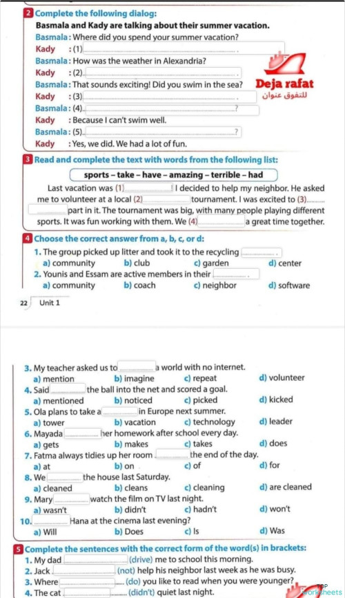 prep1 Hello unit1 lesson 1+2. Interactive worksheet | TopWorksheets