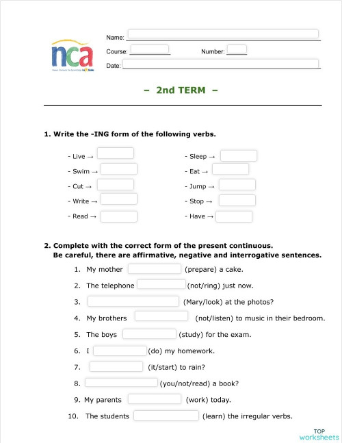 Have to / Don't have to. Interactive worksheet | TopWorksheets