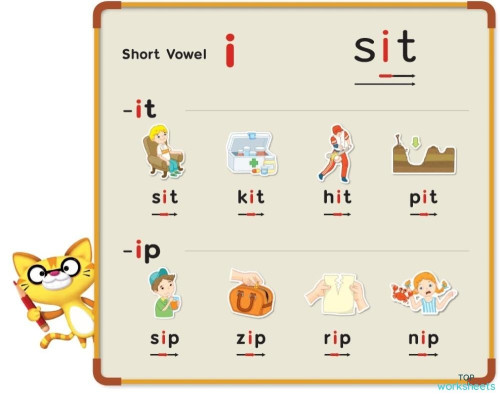 short i part 2. Interactive worksheet | TopWorksheets