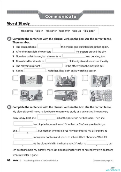 Principal Parts Of Regular Verbs Worksheets