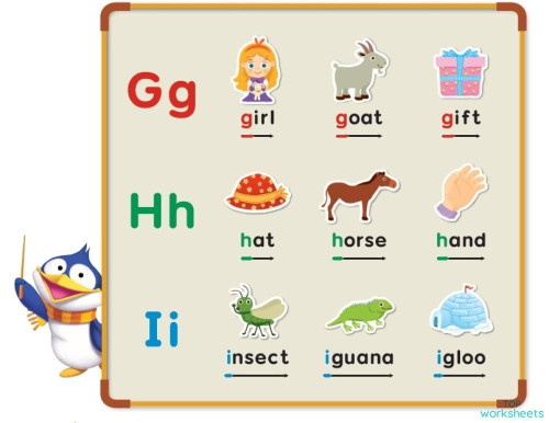 phonics ghi 4. Interactive worksheet | TopWorksheets