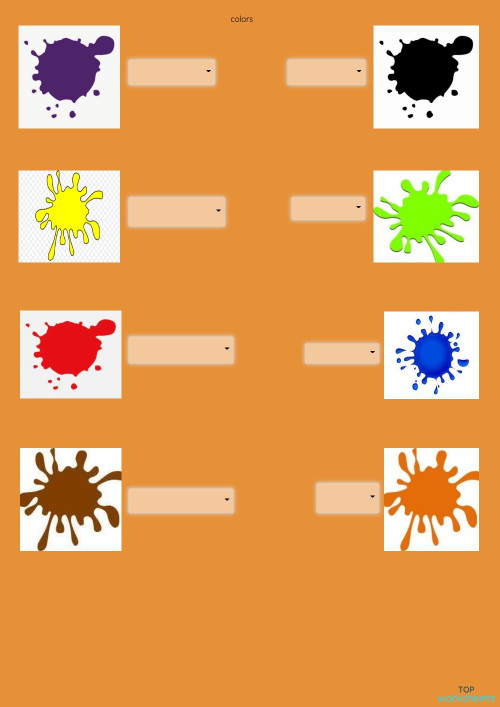 colors..... Interactive worksheet | TopWorksheets