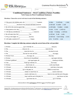 First Conditional. Interactive worksheet | TopWorksheets