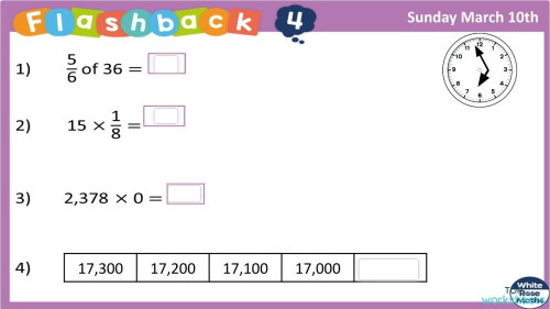 4 A Day 10th March. Interactive worksheet | TopWorksheets